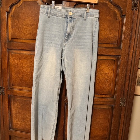 Oat New York | Jeans | Oat New York Light Blue Womens Wide Leg Jeans ...